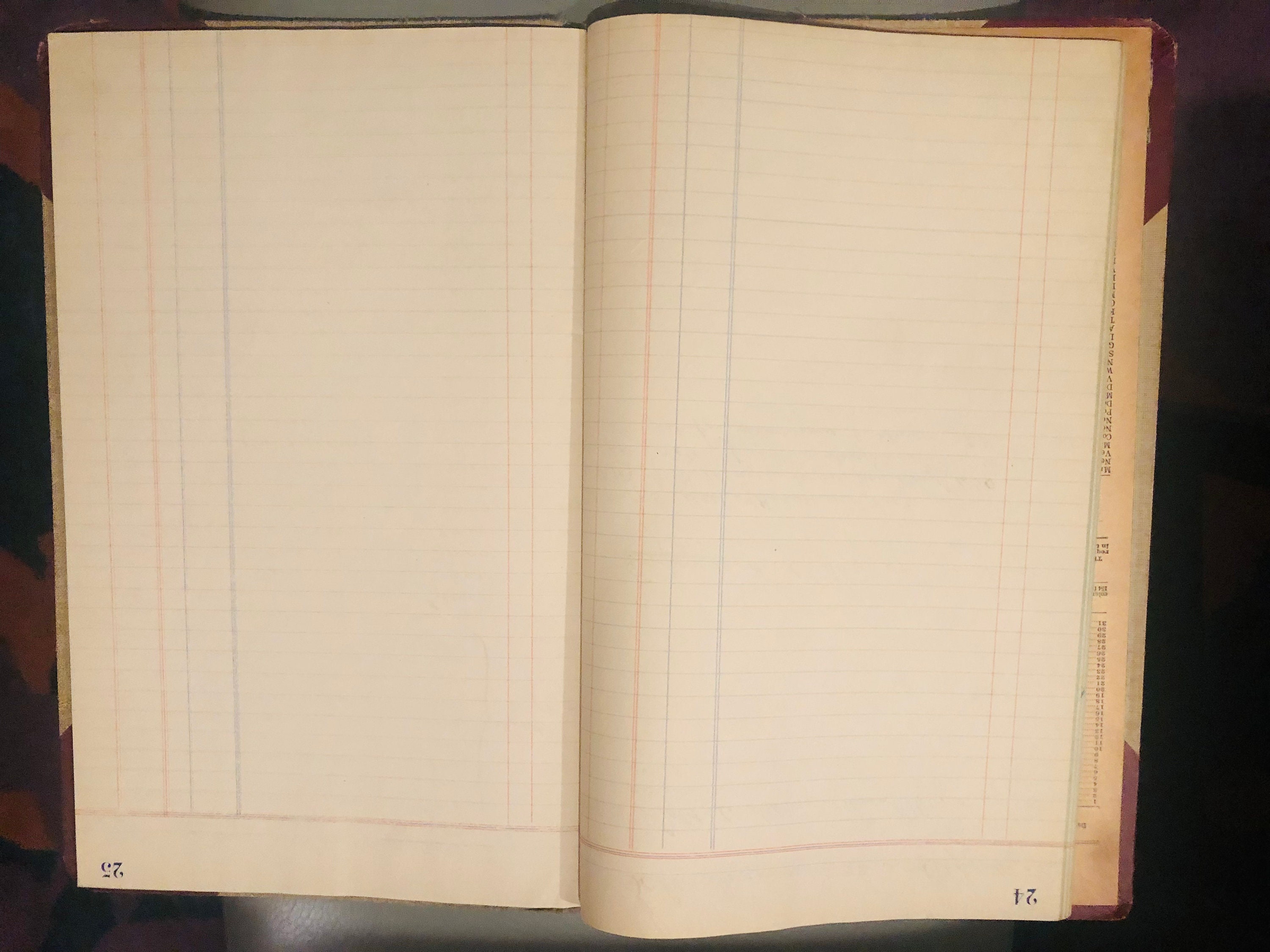 Vintage Antique 1912 Cash Ledger in Good Condition - Etsy