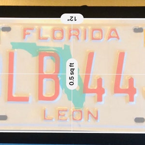 Vintage 1980s Florida License Plate - Excellent Condition - Etsy