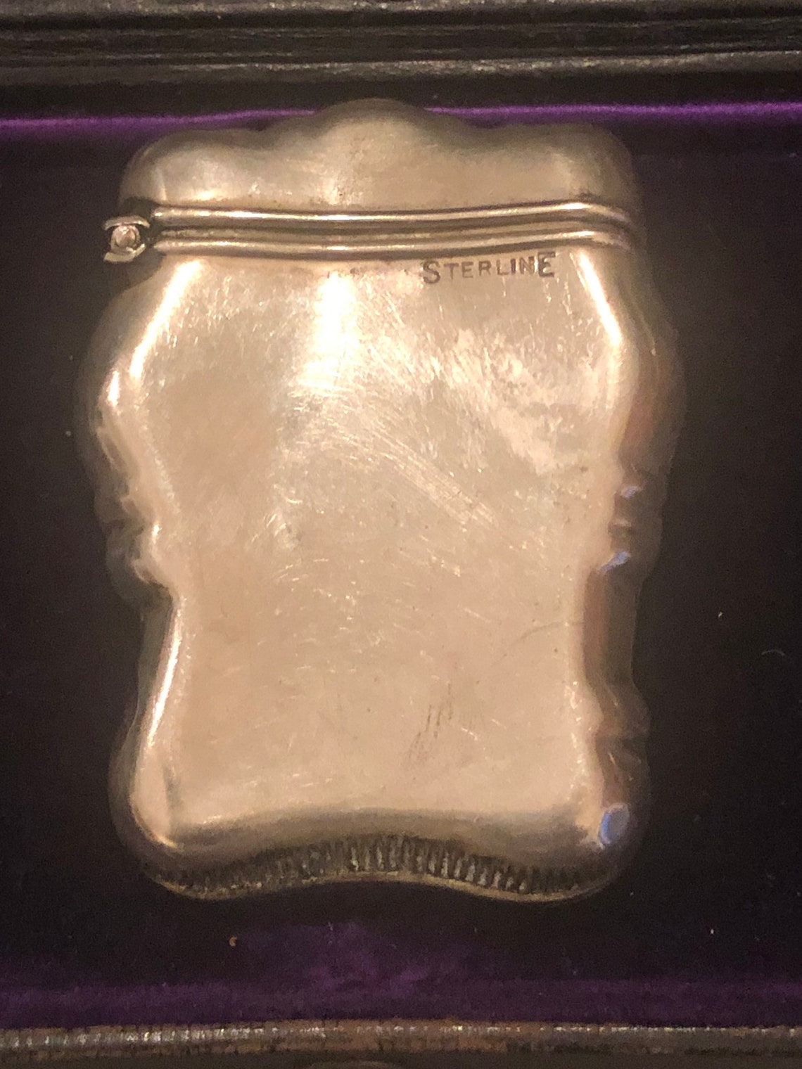 Beautiful Victorian Floral Designed Sterling Silver Match Safe - Etsy