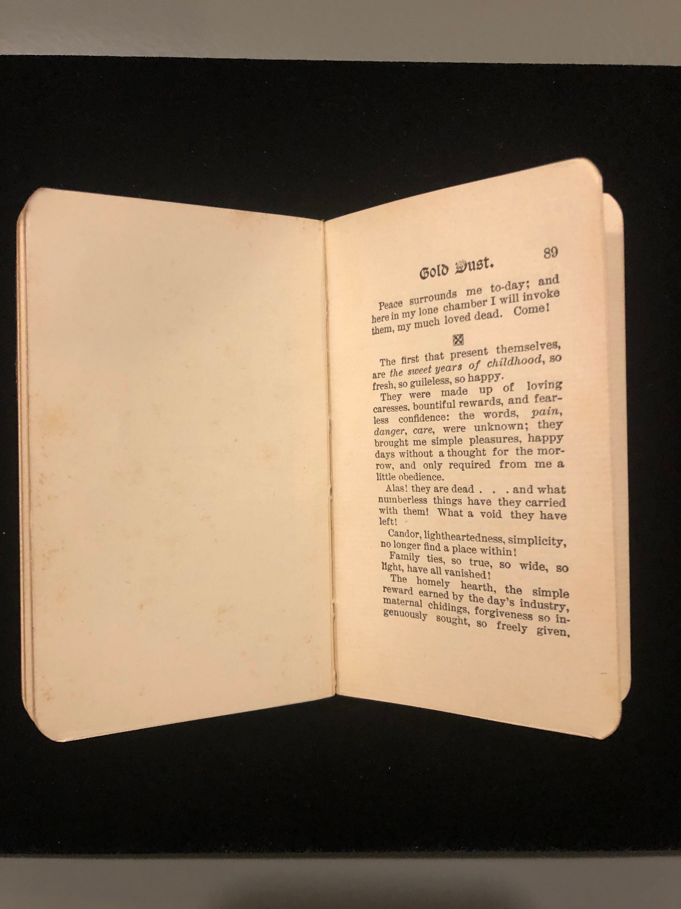 Original Leather Bound Gilded Pages Gold Dust Book Copyright - Etsy