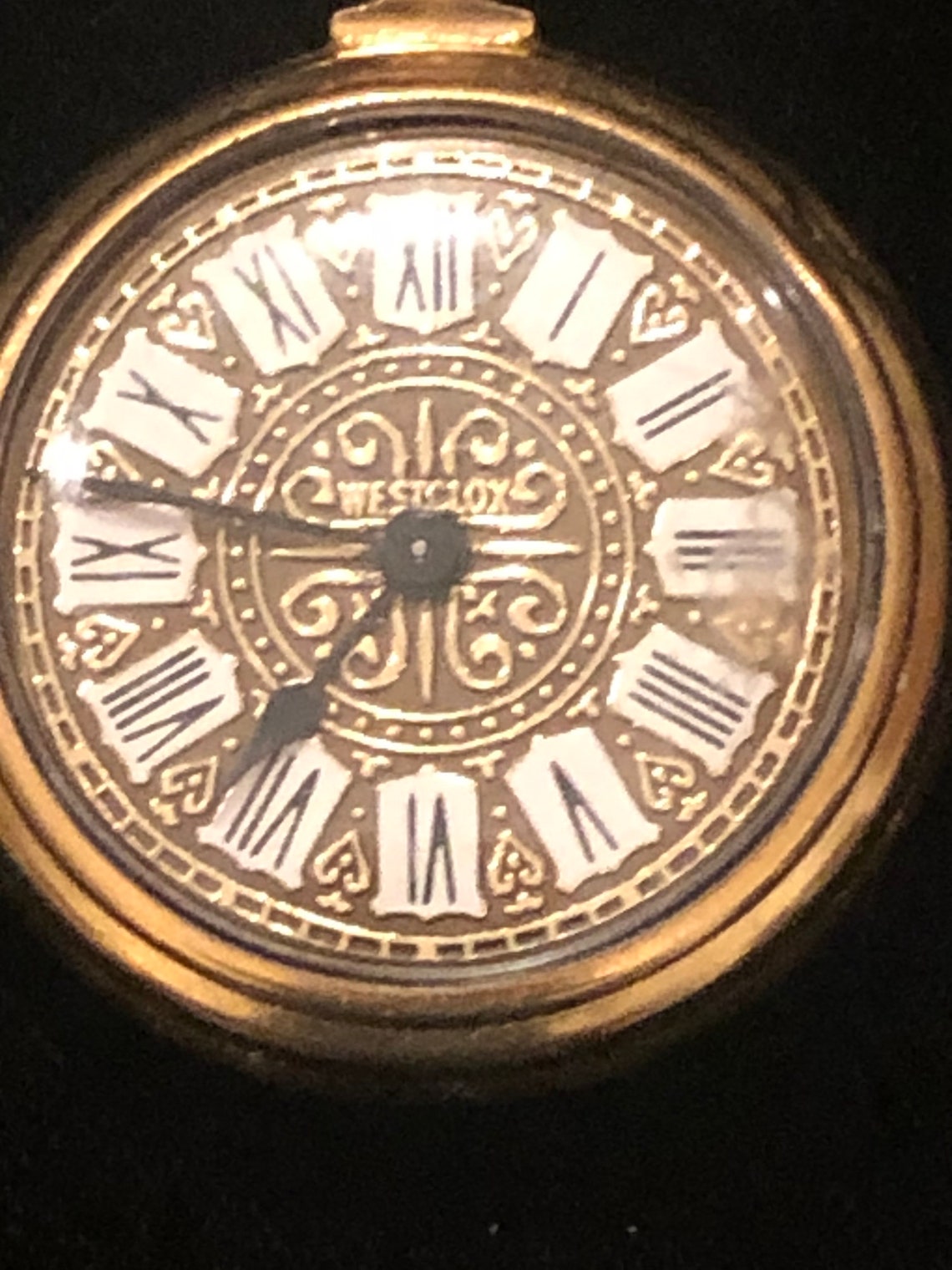 Vintage Original Westclox Pocket Watch With Watch Fob Chain - Etsy