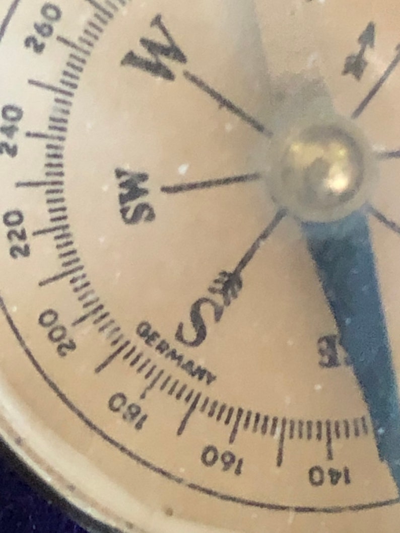 Vintage German Compass in Good Condition - Etsy