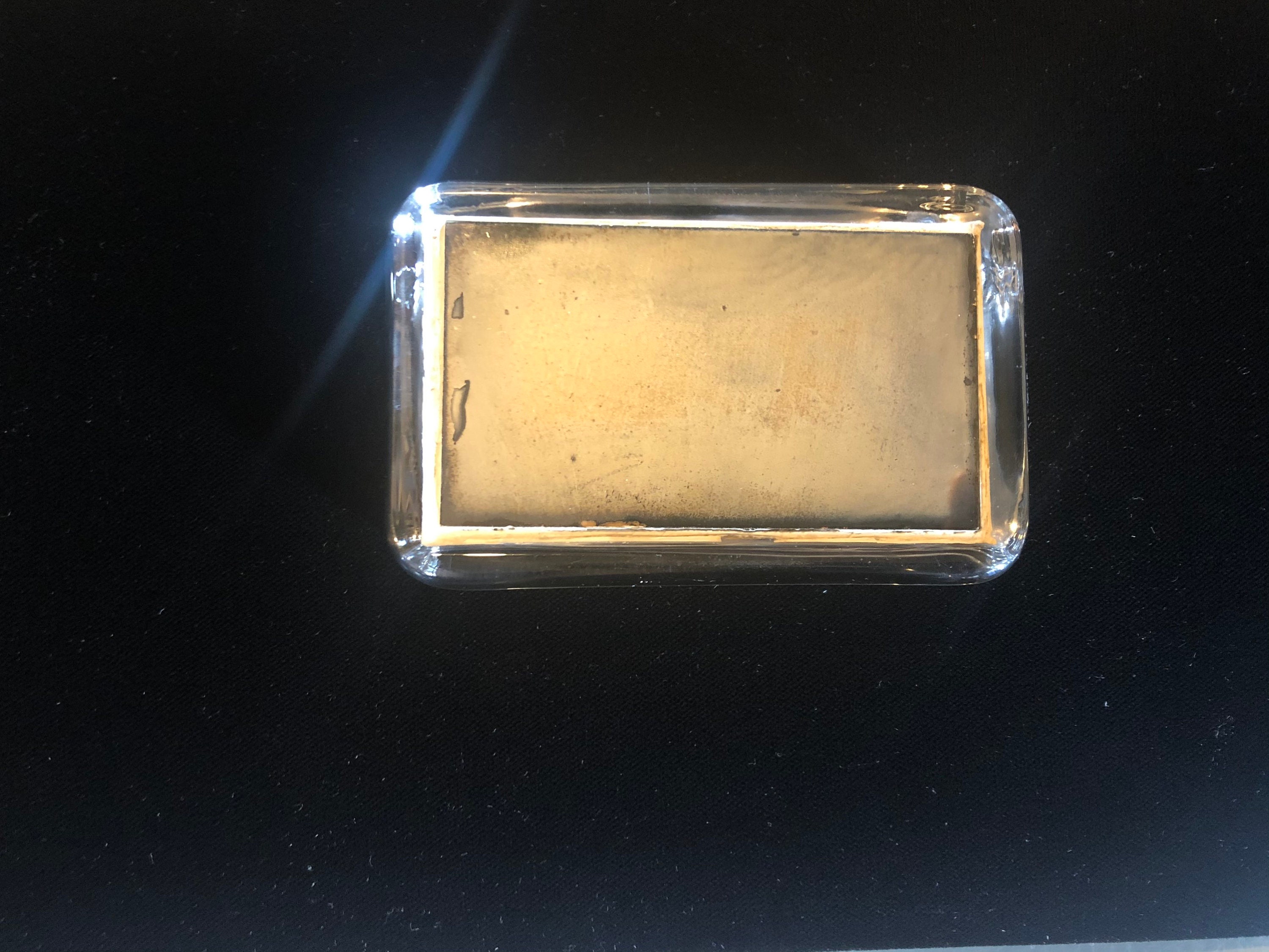 Vintage Penn Trust Company Glass Paperweight in Excellent - Etsy