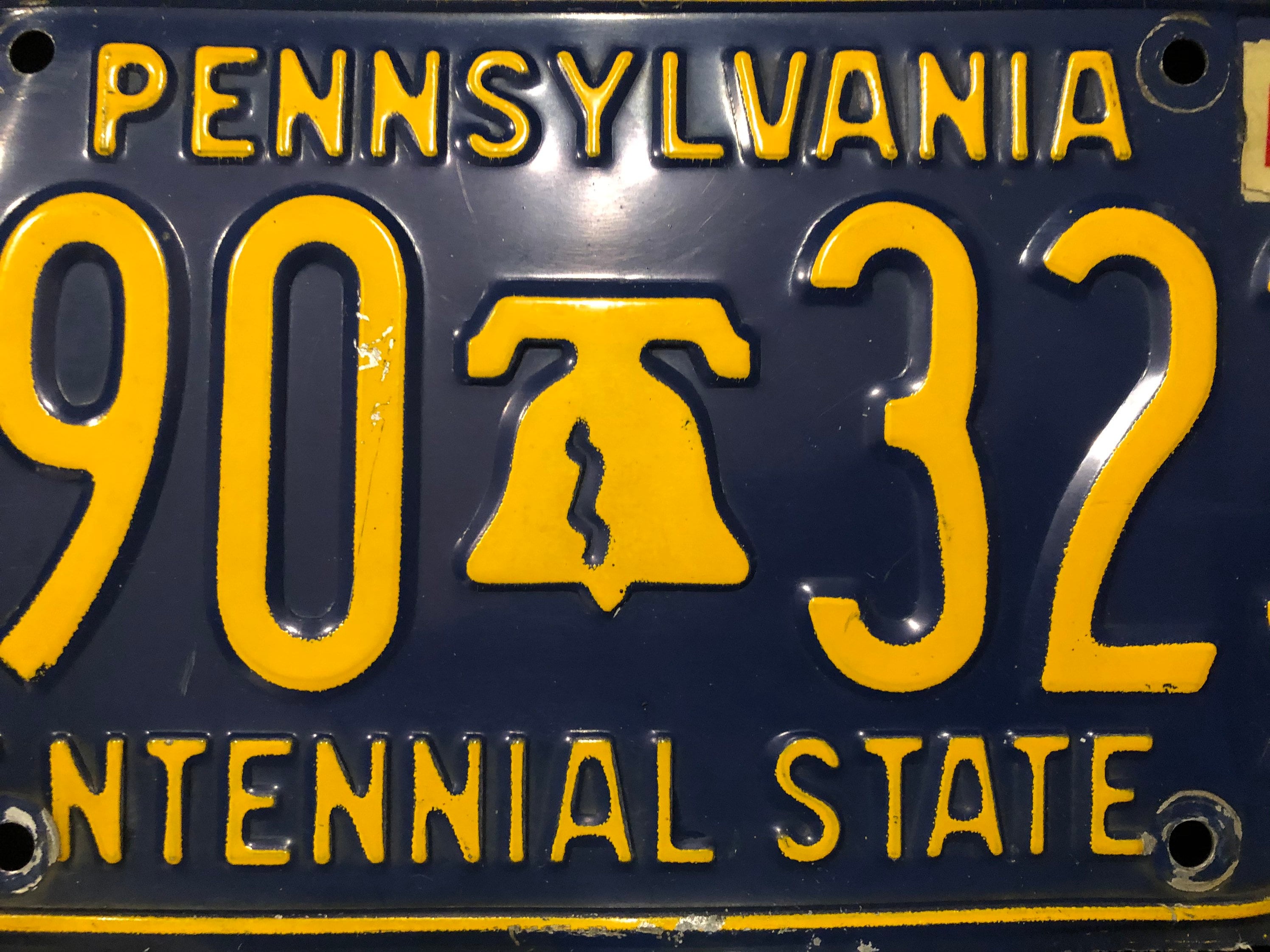 Beautiful Vintage 1970s PA Bicentennial State License Plate - Etsy