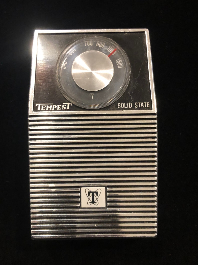 Vintage Tempest Solid State Radio, Working Condition - Etsy