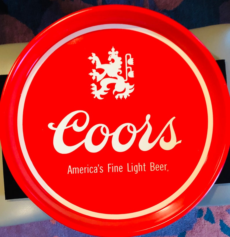 Vintage 13 Inch Coors Beer Tray, Original Paint - Etsy