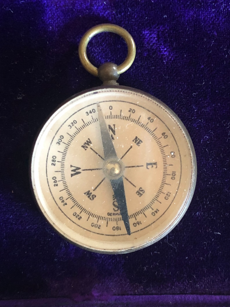 Vintage German Compass in Good Condition - Etsy