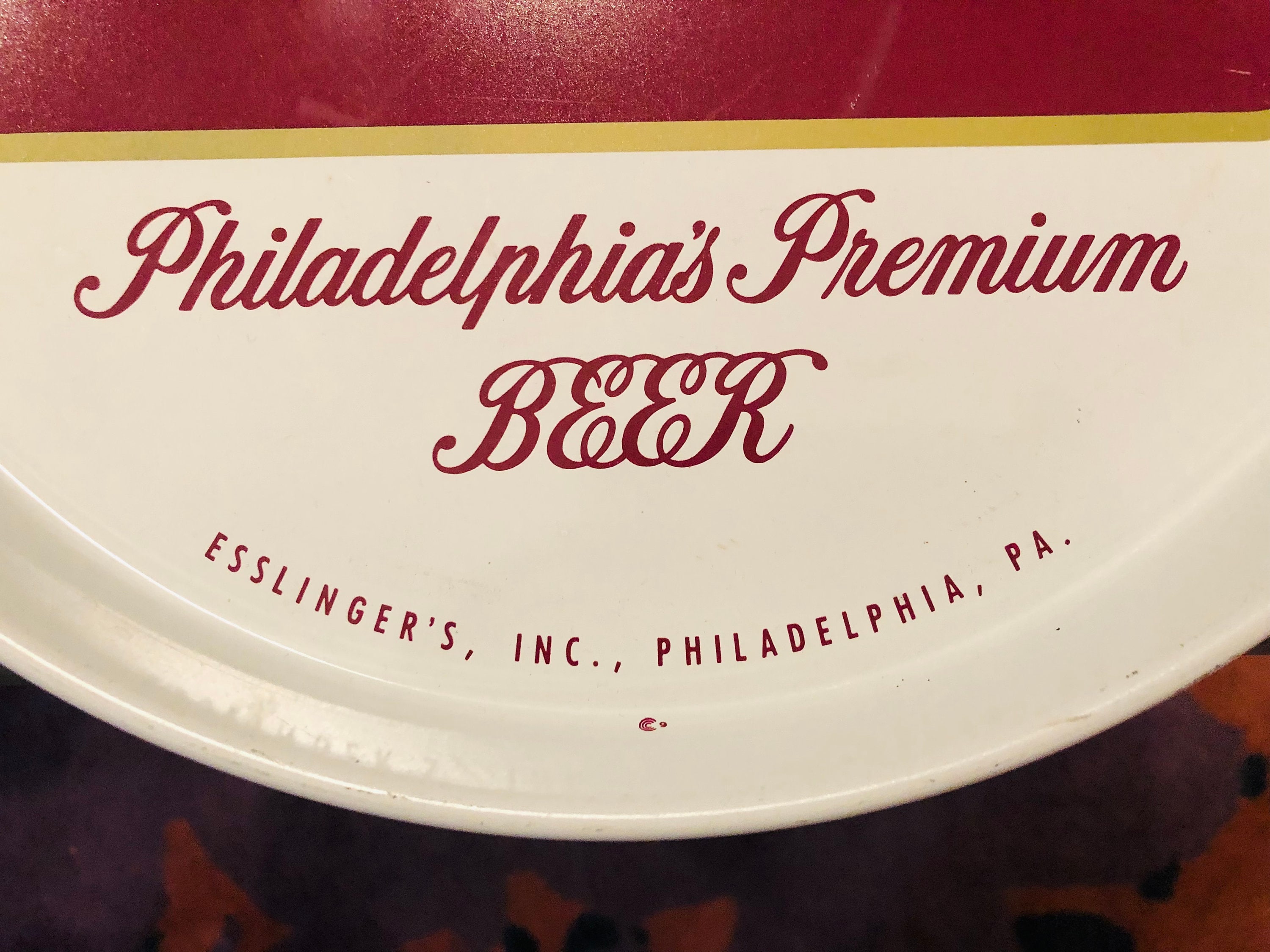 Vintage Esslinger 12 Inch Beer Tray in Excellent Condition - Etsy