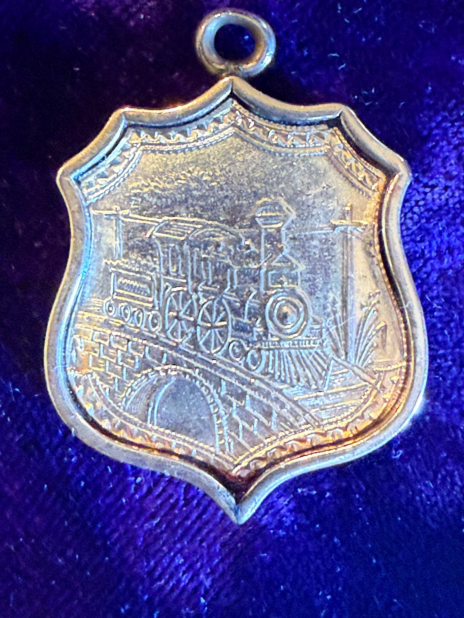 Vintage Gold Filled and Enameled Fort Worth Railroad Commemorative ...