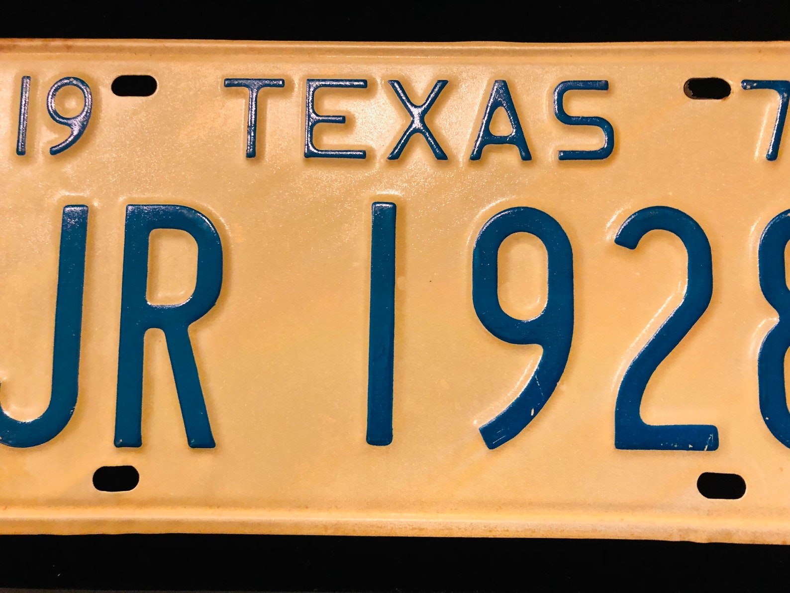 Vintage Original 1970 Texas License Plate in Excellent - Etsy