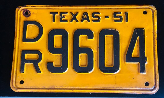 Vintage Texas Motorcycle License Plates | Reviewmotors.co