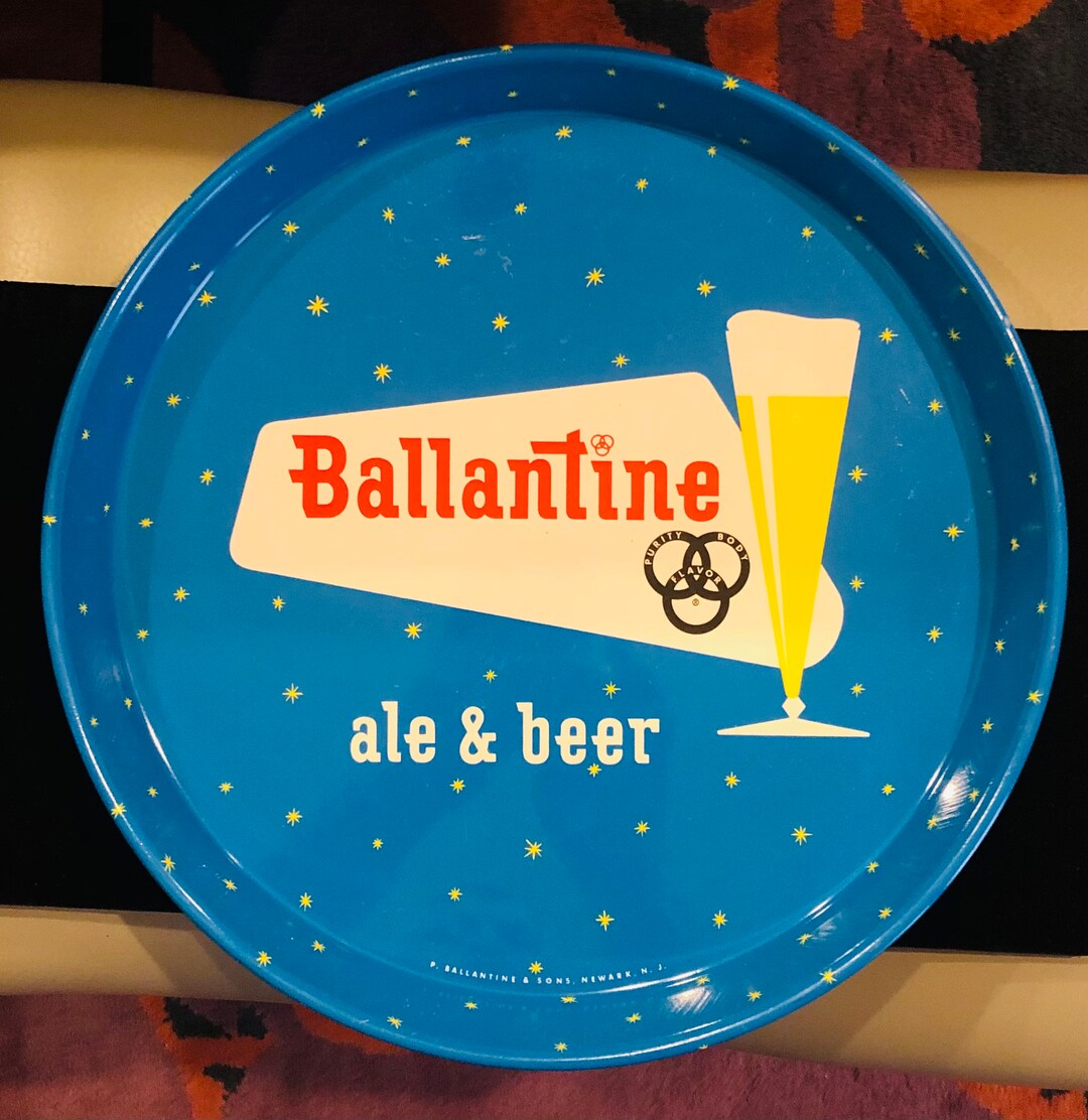 Vintage 12 Inch Ballantine Beer Tray in Mint Condition - Etsy