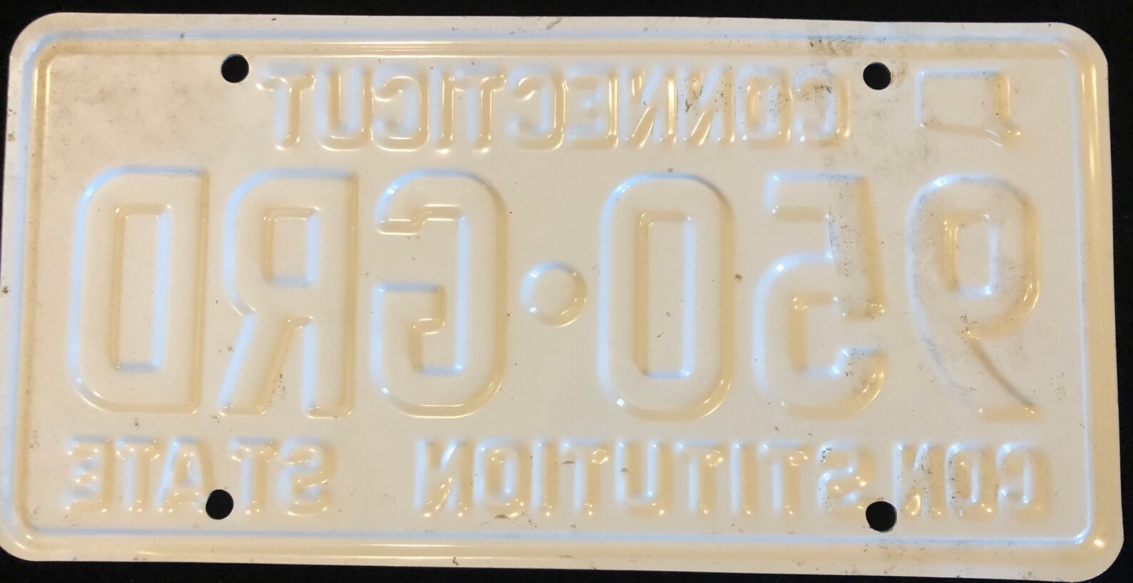 Vintage 1970s Condition Original License Plate in Excellent Condition ...