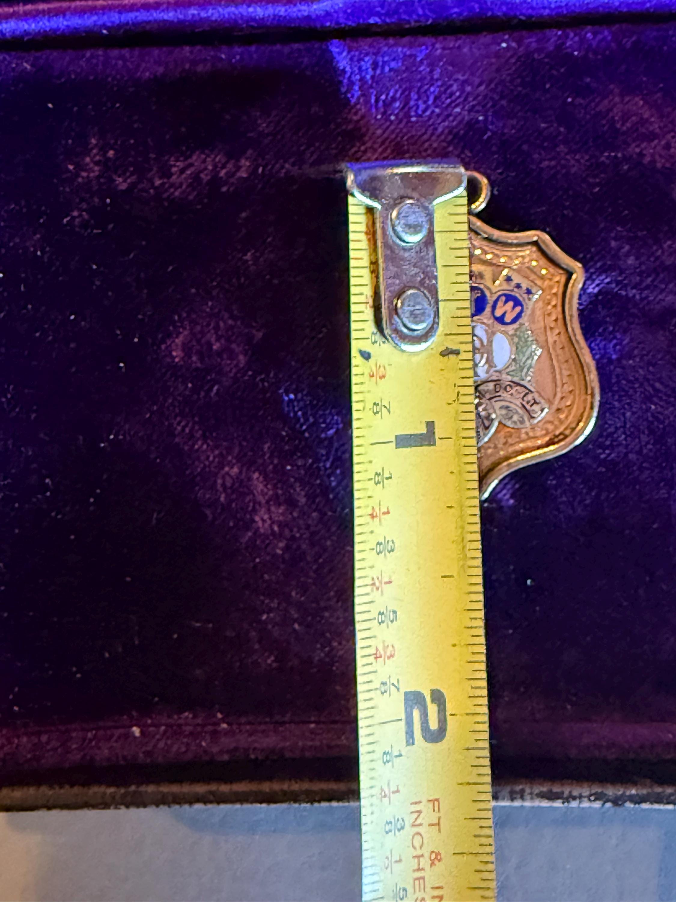 Vintage Gold Filled and Enameled Fort Worth Railroad Commemorative ...