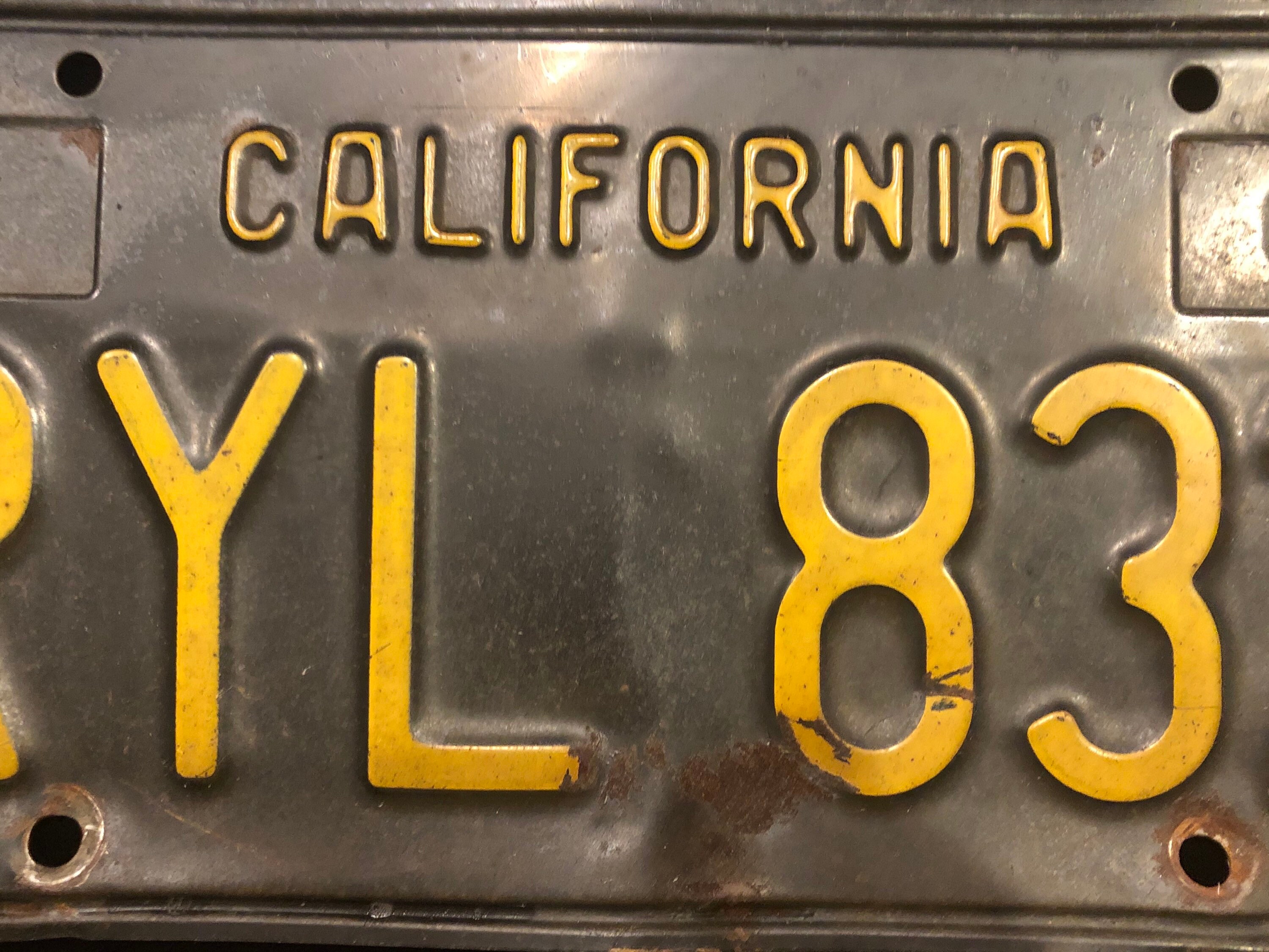 Vintage 1963 California License Plate in Good Clean Condition | Etsy
