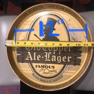 Vintage 12 Inch Old Topper Beer Tray (rochester,ny) - Etsy