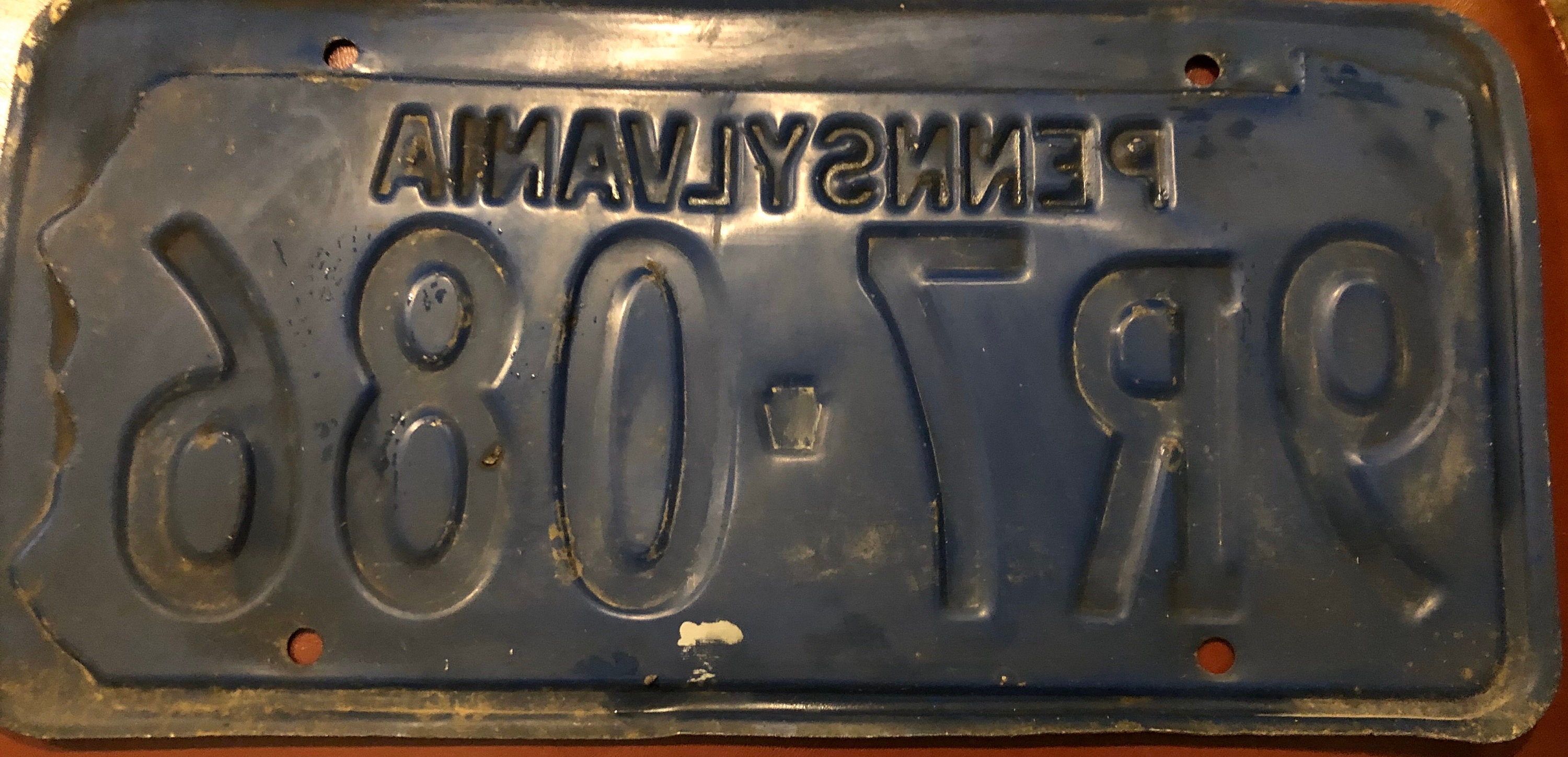 Vintage 1970 PA License Plate - Etsy