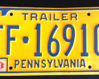 Vintage 1958 PA License Plate in Excellent Condition | Etsy