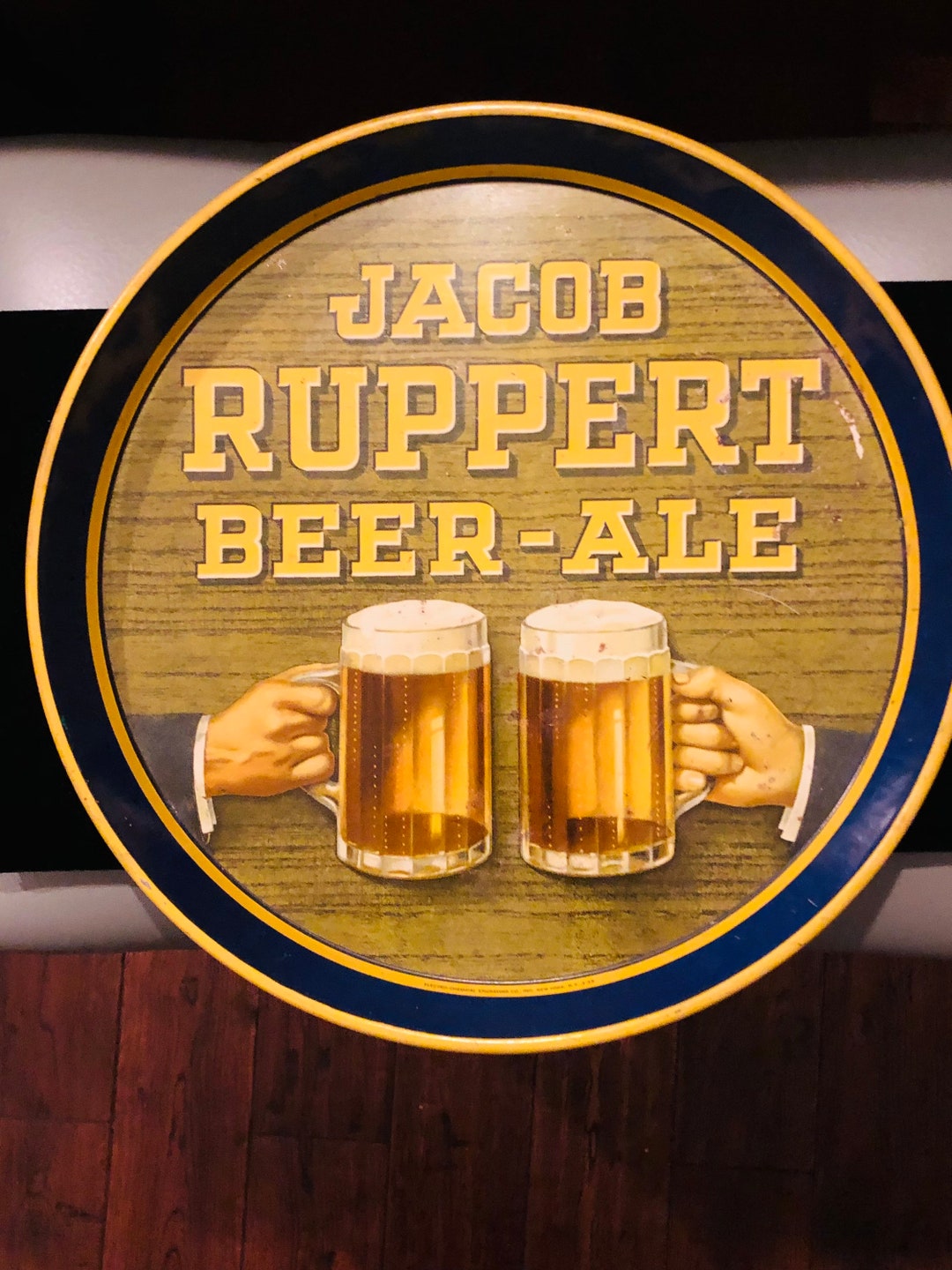 Vintage Original 1939 Jacob Ruppert Beer Tray in Good Condition - Etsy