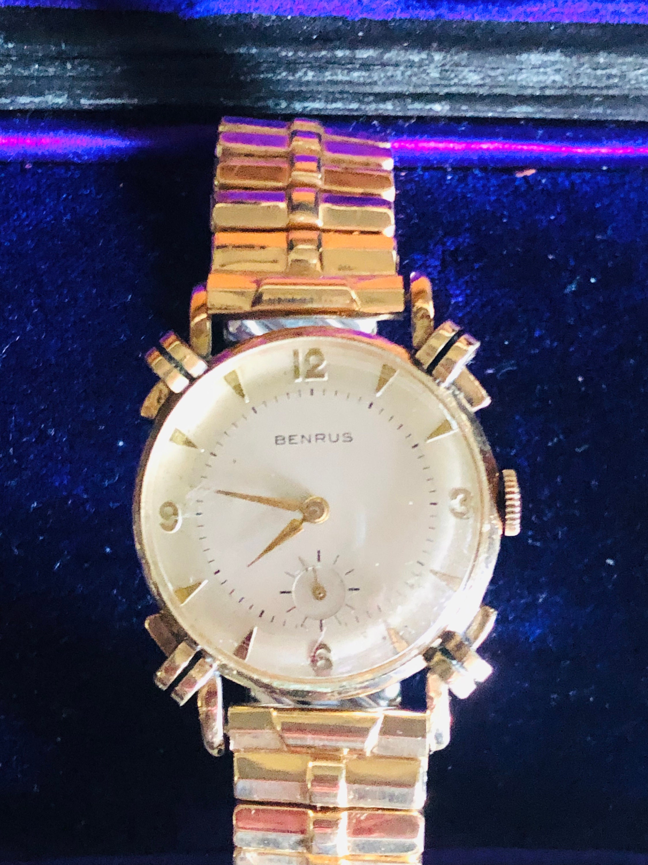 Vintage Gold Filled Benrus Unisex Gold Filled Watch no Batteries ...