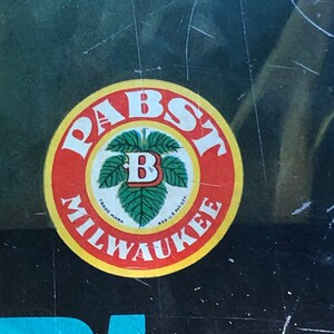 Vintage 1930s Original Pabst Blue Ribbon Beer Tray in Good Condition - Etsy