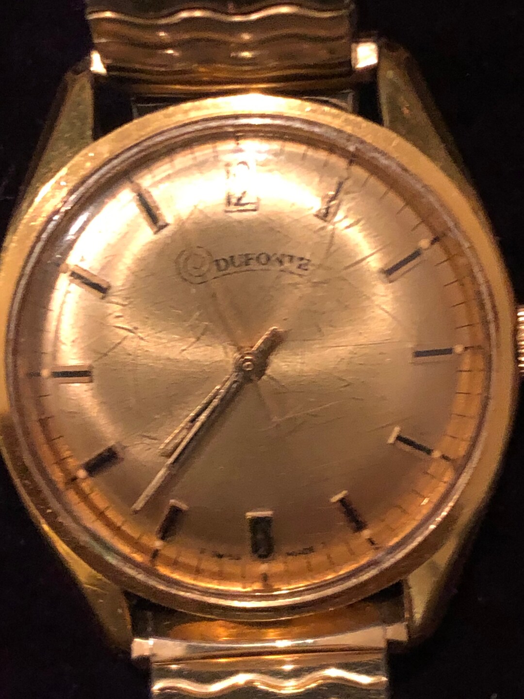 Vintage Mechanical Dufonte by Lucien Piccard Men’s Wrist Watch (no ...