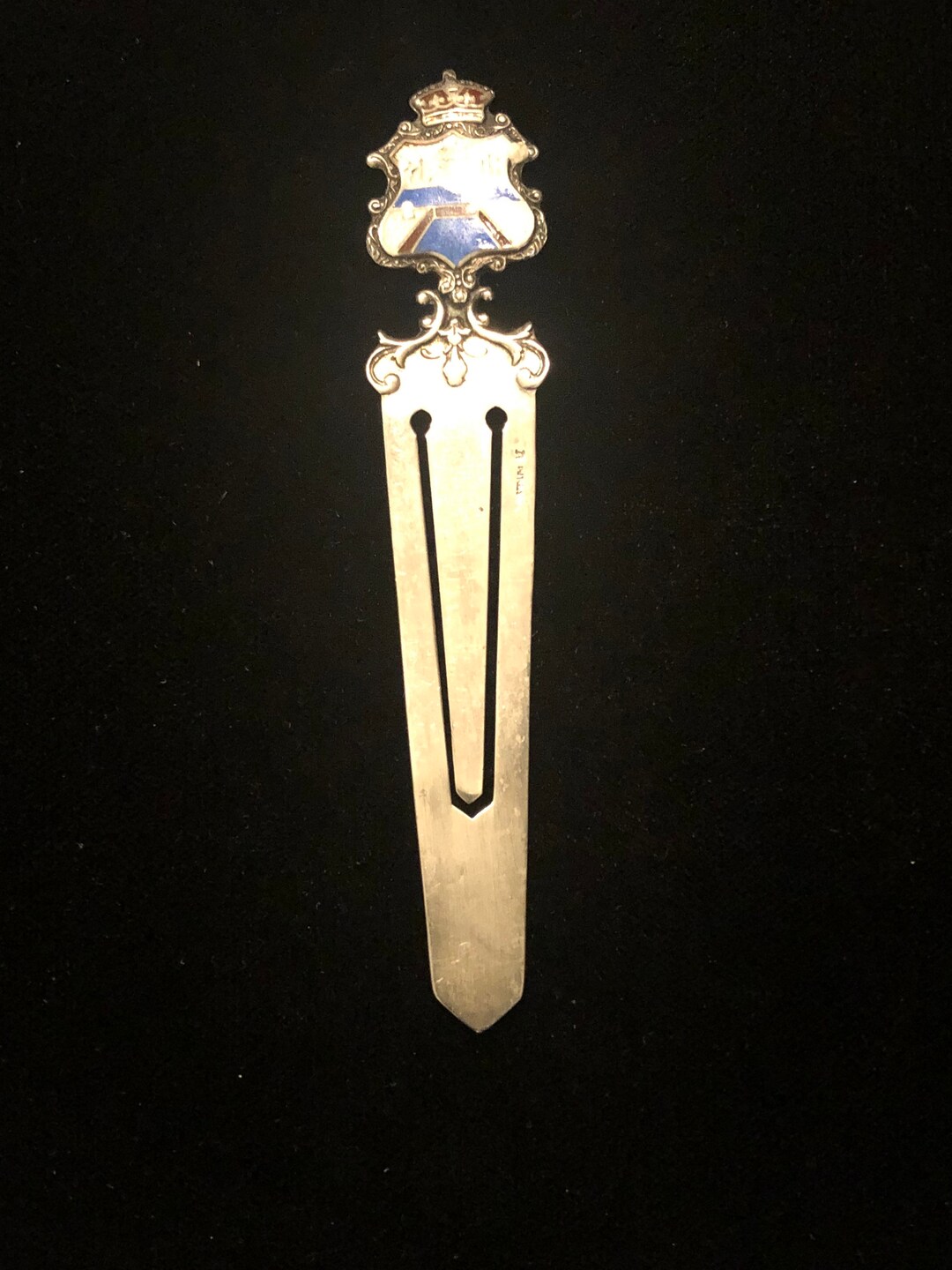 Vintage Original Sterling Silver Masonic 4 Inch Bookmark in Excellent ...