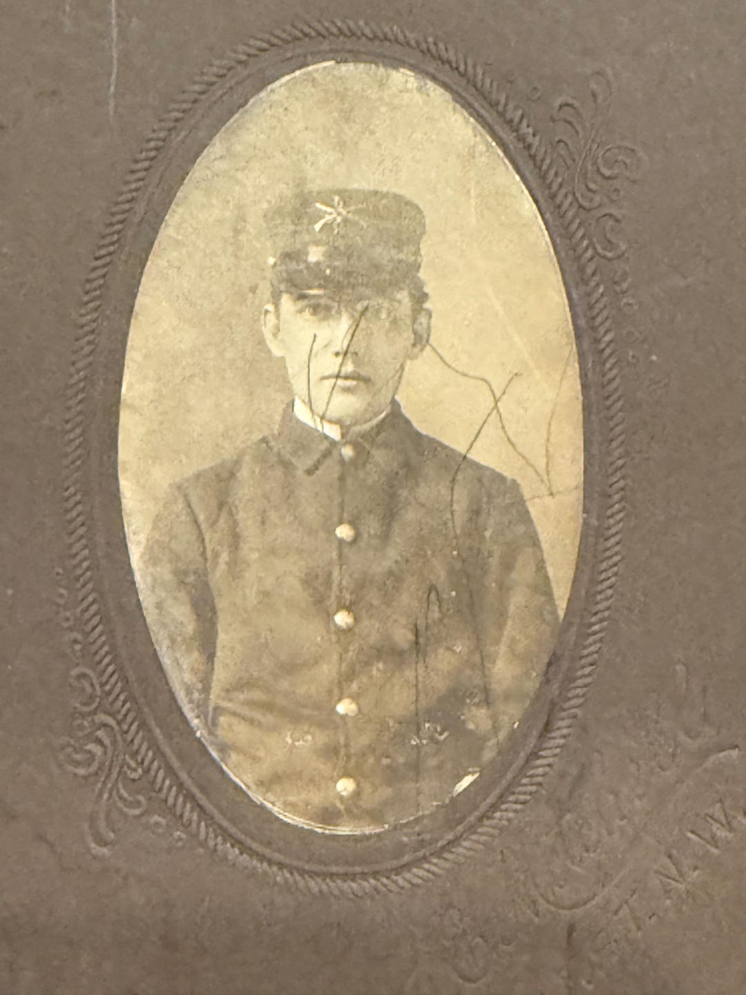 Vintage Photo 1900s of Military Soldier in Fair Condition - Etsy