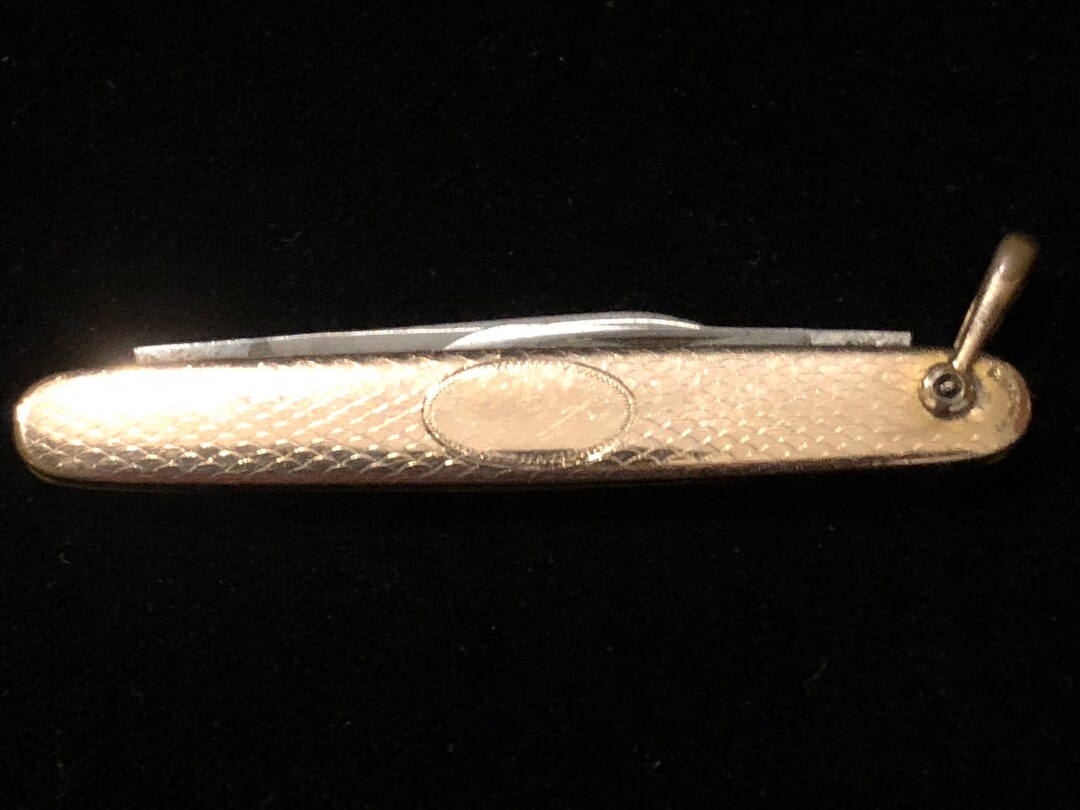 Gold Filled Sheffield Steel Knife - Etsy