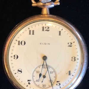 Vintage Running Elgin Gold Filled Stop Watch With Second Hand. - Etsy