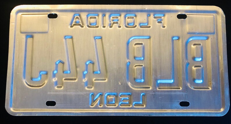 Vintage 1980s Florida License Plate - Excellent Condition - Etsy