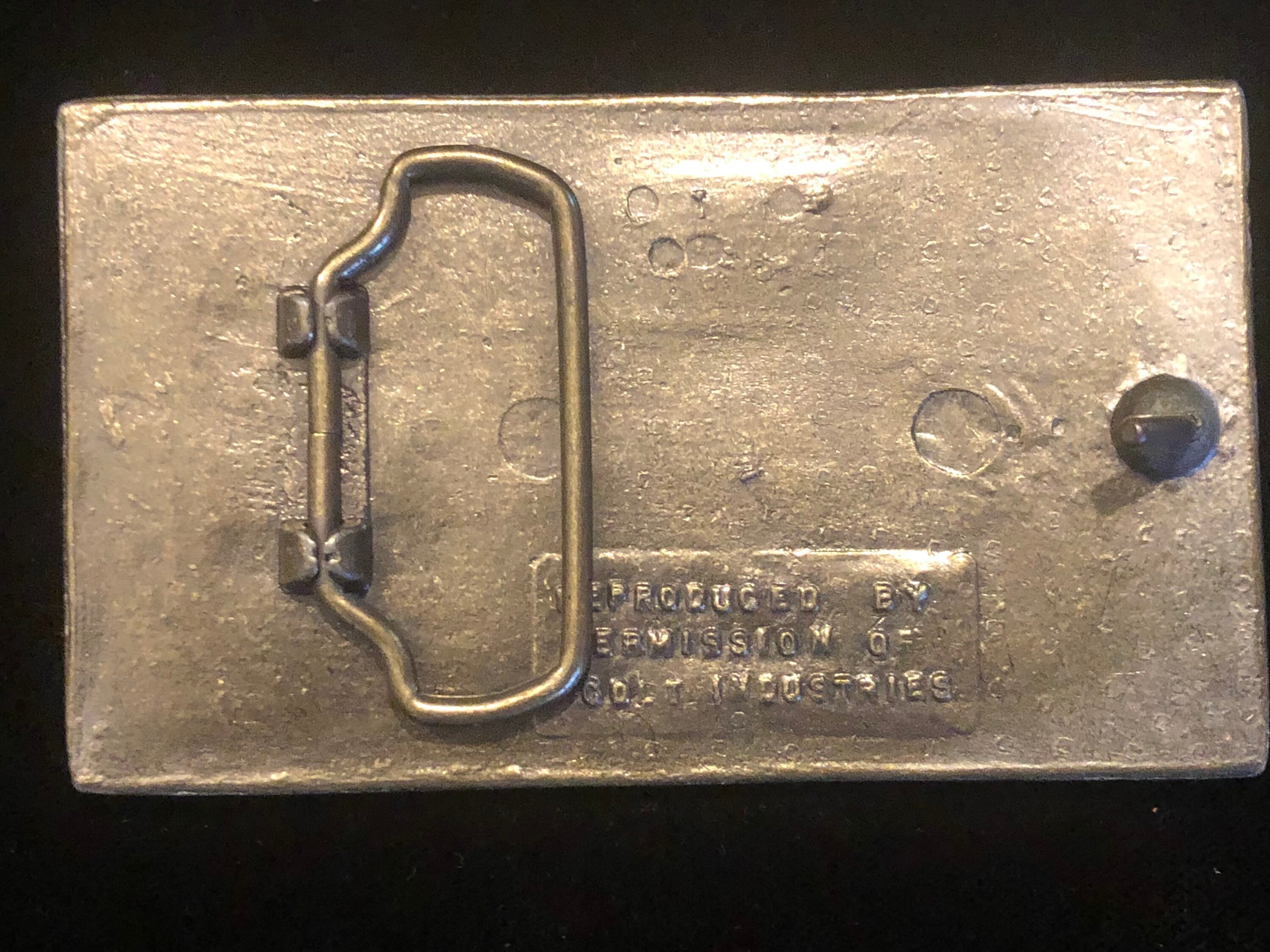 Vintage Original Brass Colt Belt Buckle Unisex in Excellent | Etsy