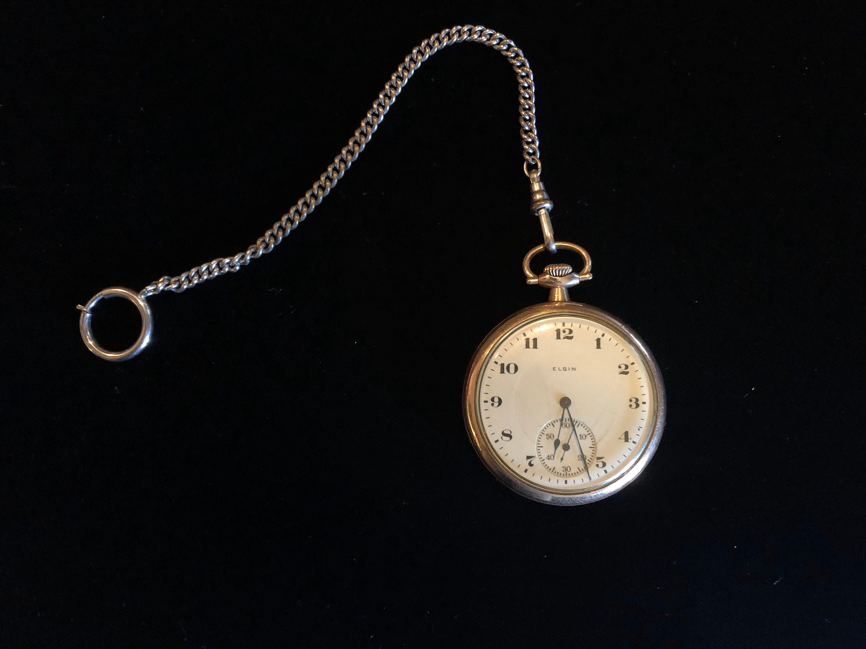 Vintage Running Elgin Gold Filled Stop Watch With Second Hand. - Etsy