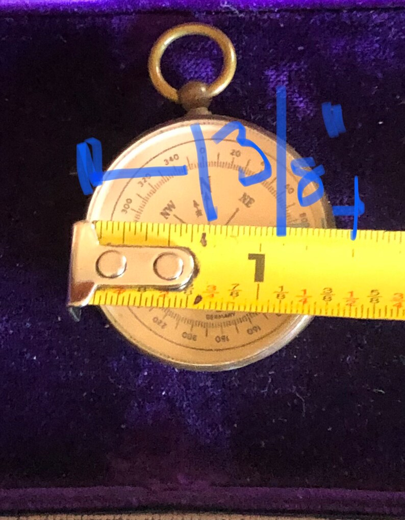 Vintage German Compass in Good Condition - Etsy
