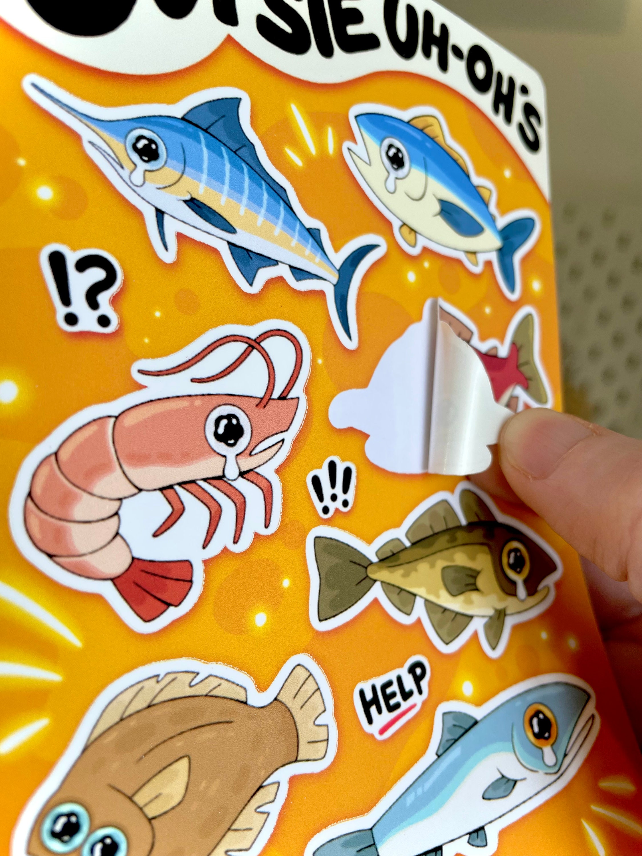 OOPSIE UH-OH Sticker Sheet - Etsy