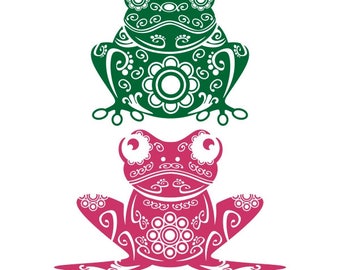 Frog svg | Etsy