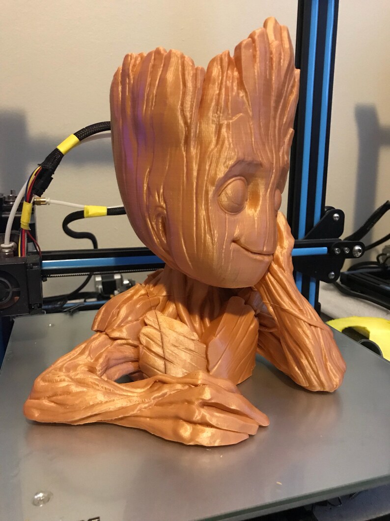 3D Printed Baby Groot Pot / Planter - Etsy Canada