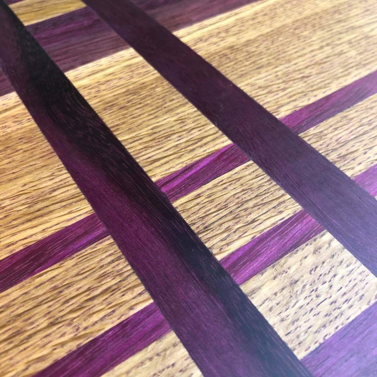 Custom Wooden Cutting Board Purple Heart White Cedar - Etsy