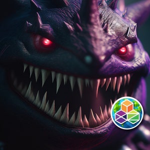 Gengar: Get Mesmerized by Our Realistic and Epic Digital Wall Art ...