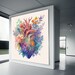 Anatomical Heart Blossoming With Exotic Flowers. Printable File. - Etsy