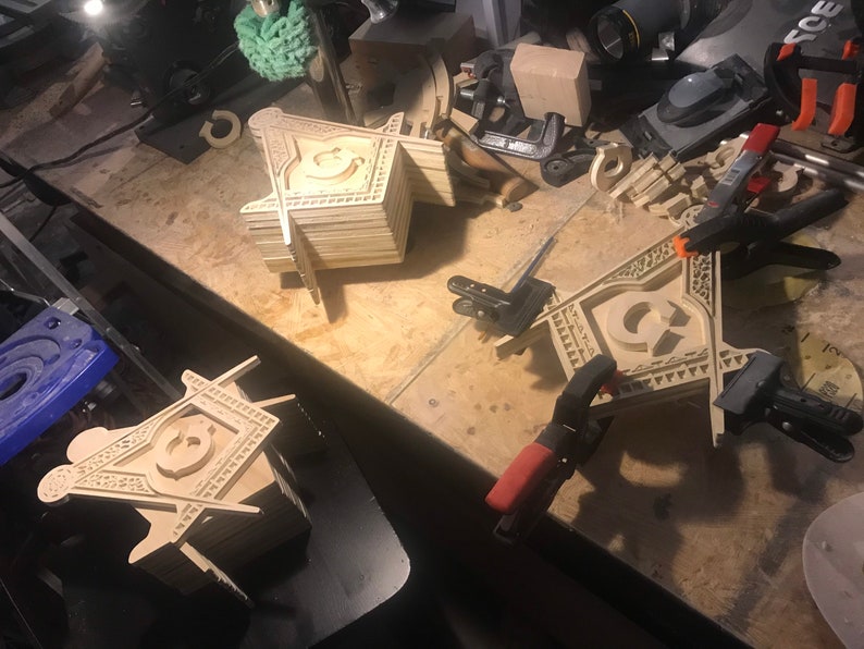 12 Masonic Symbol Wood Carving - Etsy UK