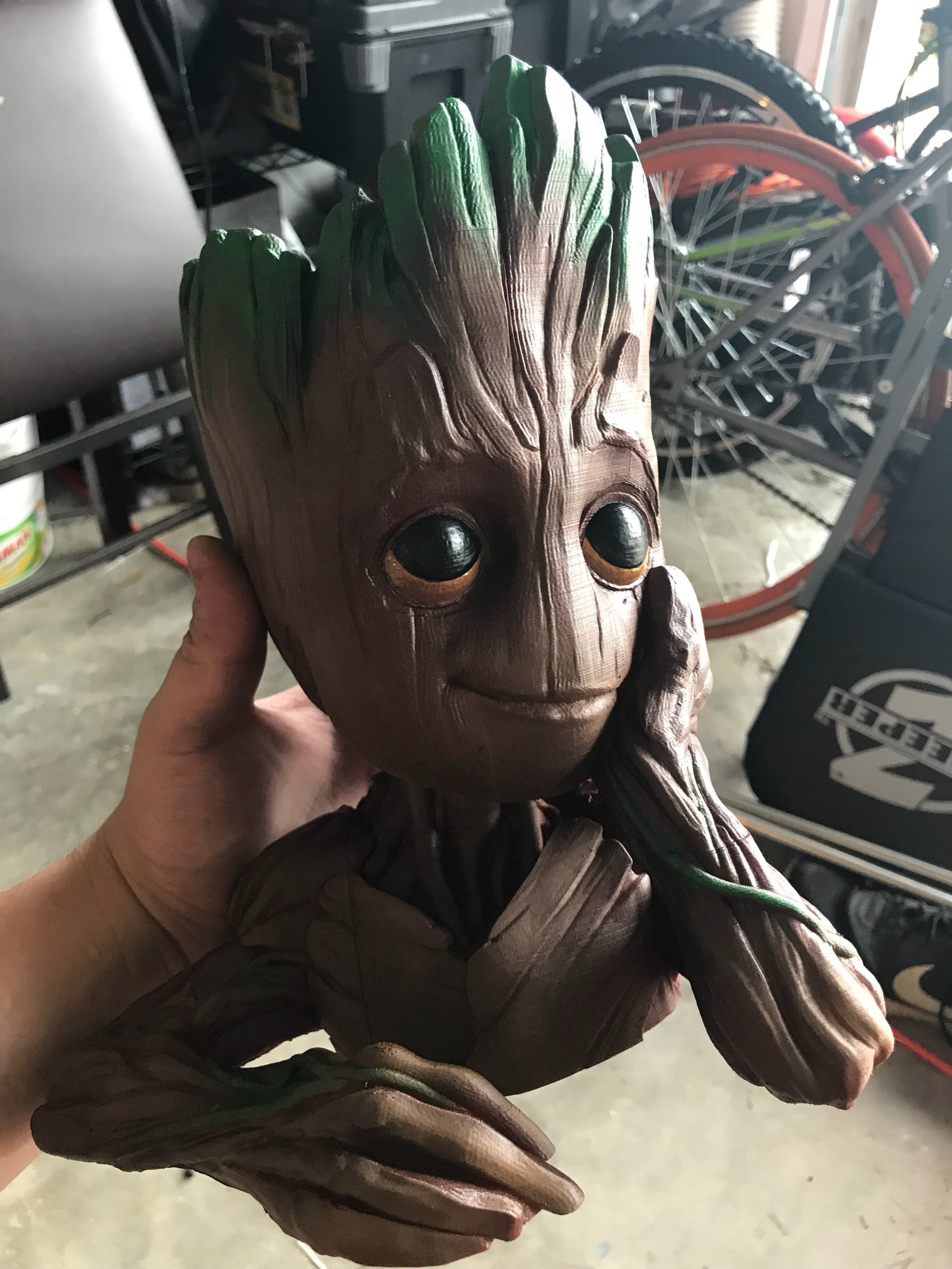3D Printed Baby Groot Pot / Planter - Etsy