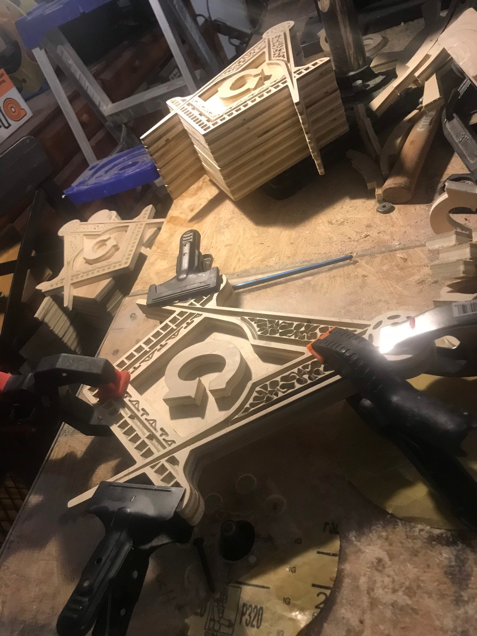 12 Masonic Symbol Wood Carving - Etsy UK