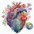 Anatomical Heart Blossoming With Exotic Flowers. Printable File. - Etsy