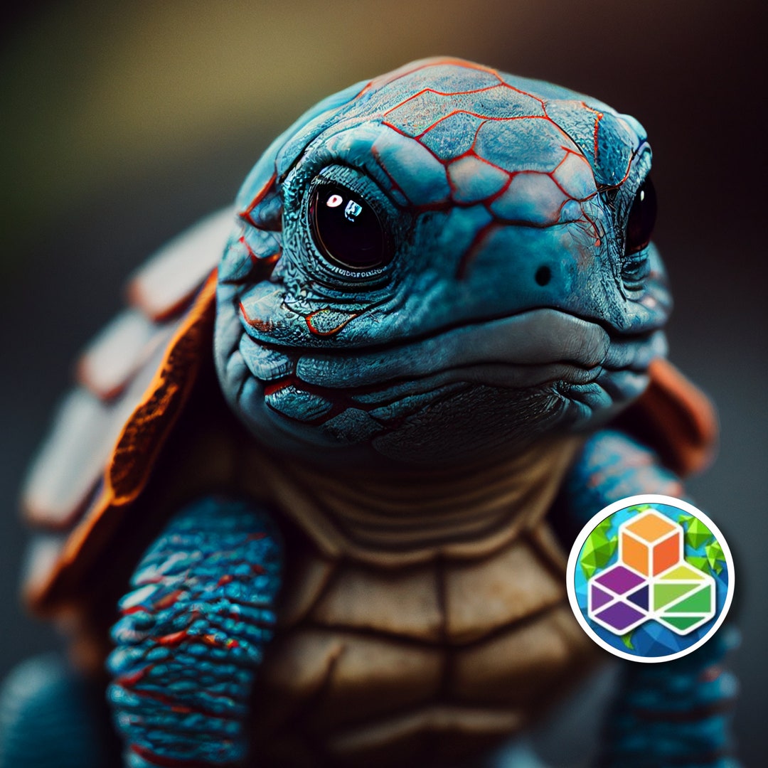 Experience the Charm of Squirtle With Realistic Digital Wall Art ...