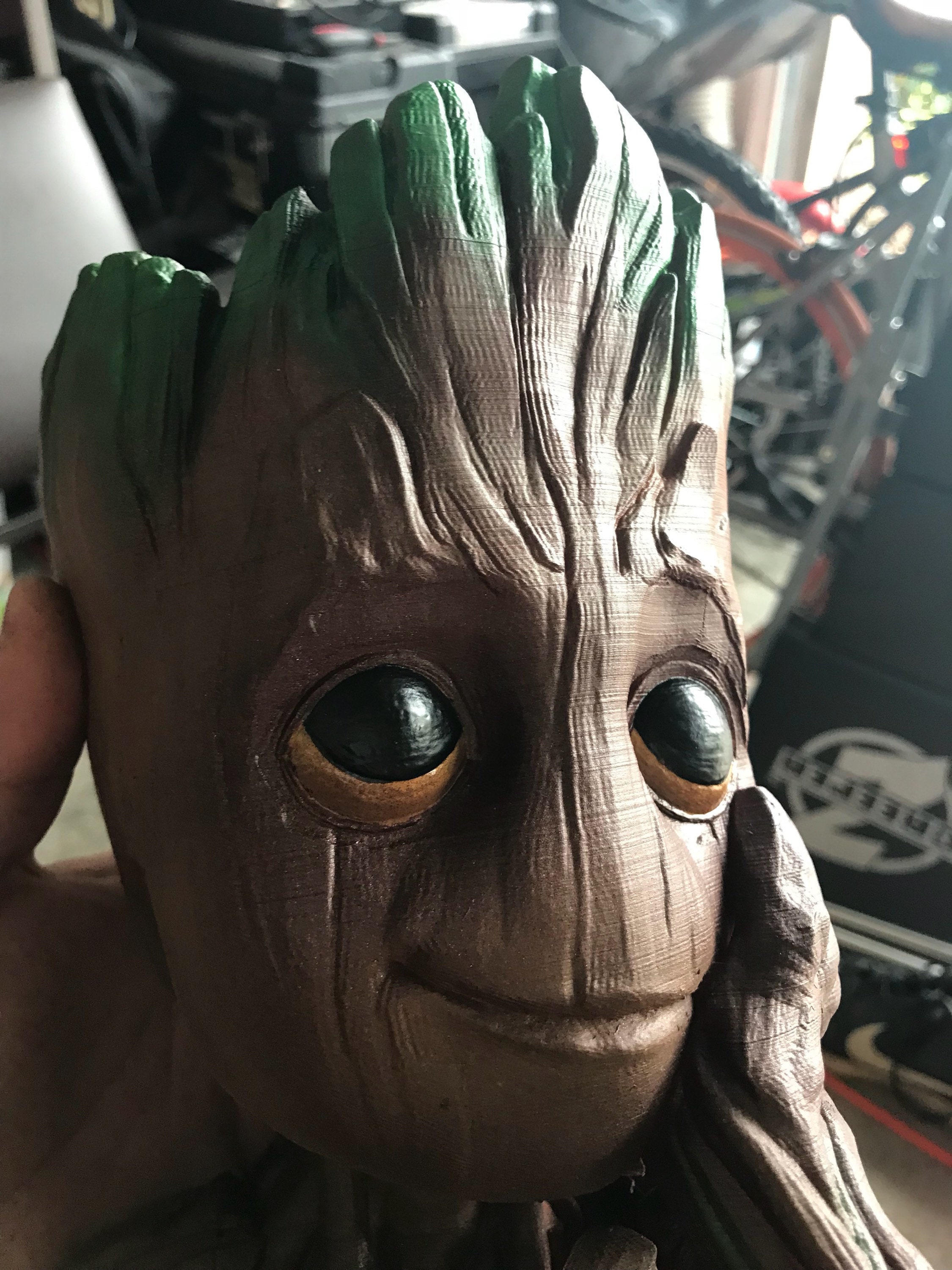 3D Printed Baby Groot Pot / Planter - Etsy Canada