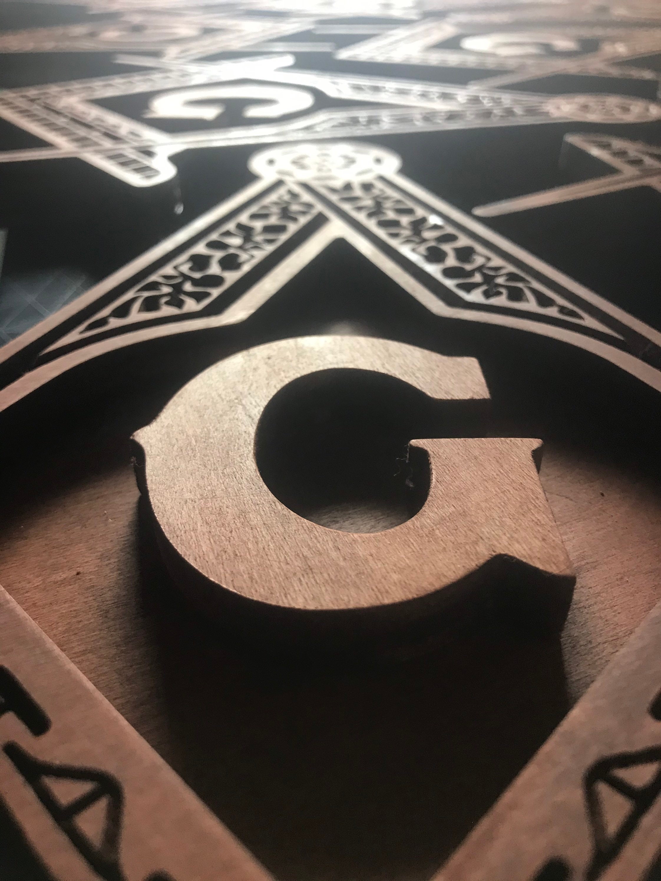 12 Masonic Symbol Wood Carving - Etsy UK