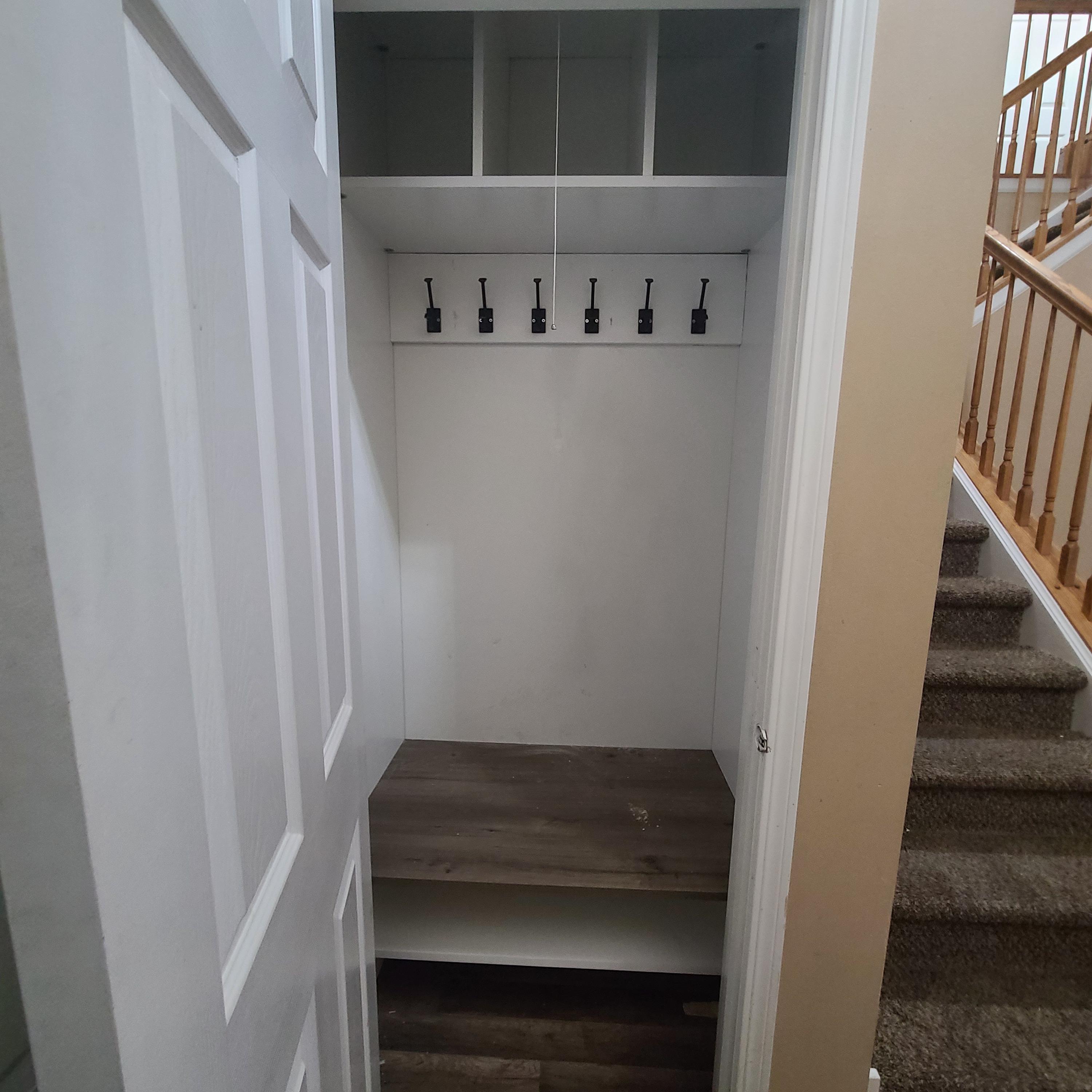 Custom Simple, Basic Closets or Shelving for a Better Looking and ...