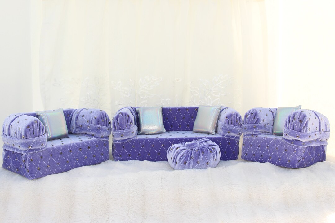 Elite Sofa Set- Purple Princess - Etsy