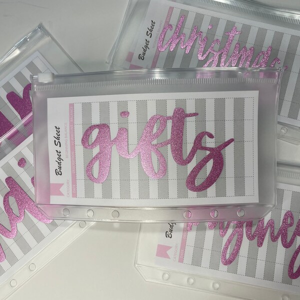 Zipper Cash Envelopes - Etsy